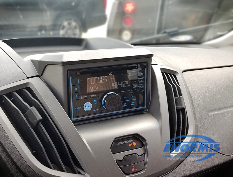 New CD Player In 2017 Ford Transit Makes Delivery Driving Easy