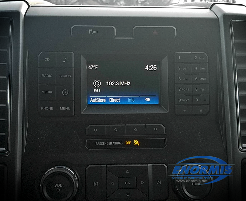 Client Has ENORMIS Add Factory Backup Camera to 2017 Ford F-150