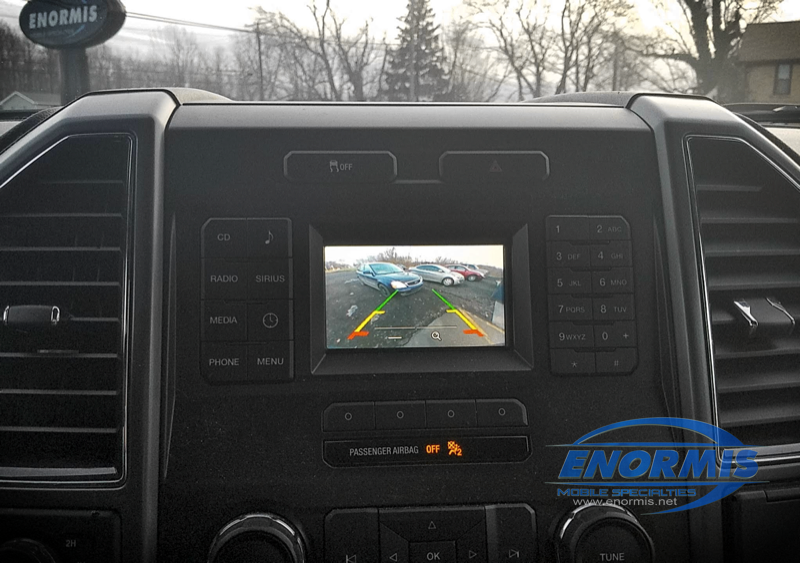 Client Has ENORMIS Add Factory Backup Camera to 2017 Ford F-150